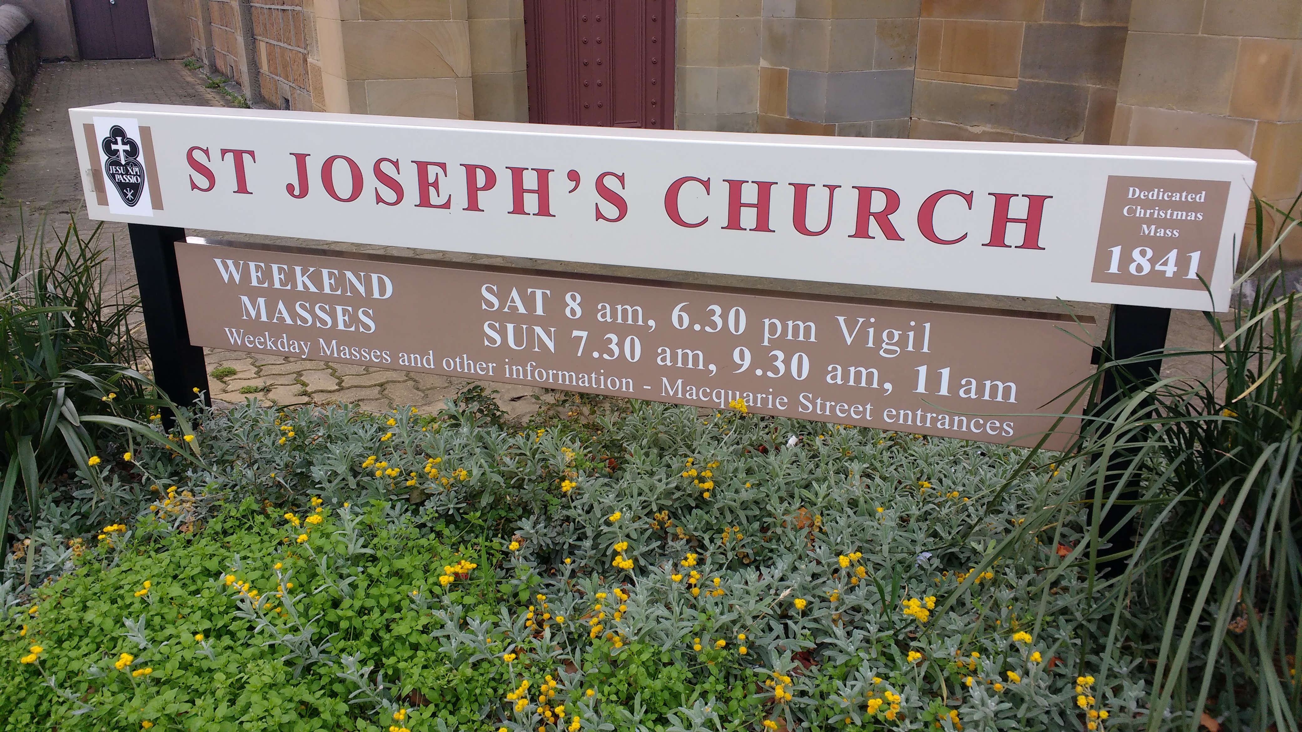 Sign – St Joseph’s | Hobart Parish – St. Joseph's Catholic Church